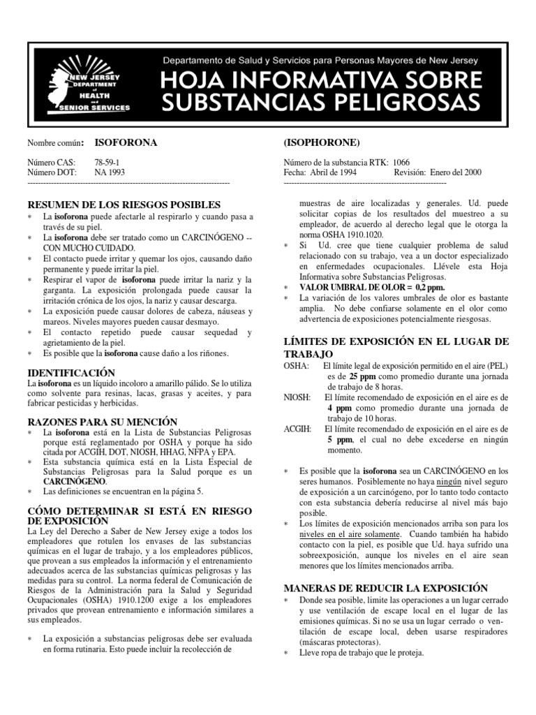 ISOFORONA | PDF | Seguridad y salud ocupacional | Administración de ...