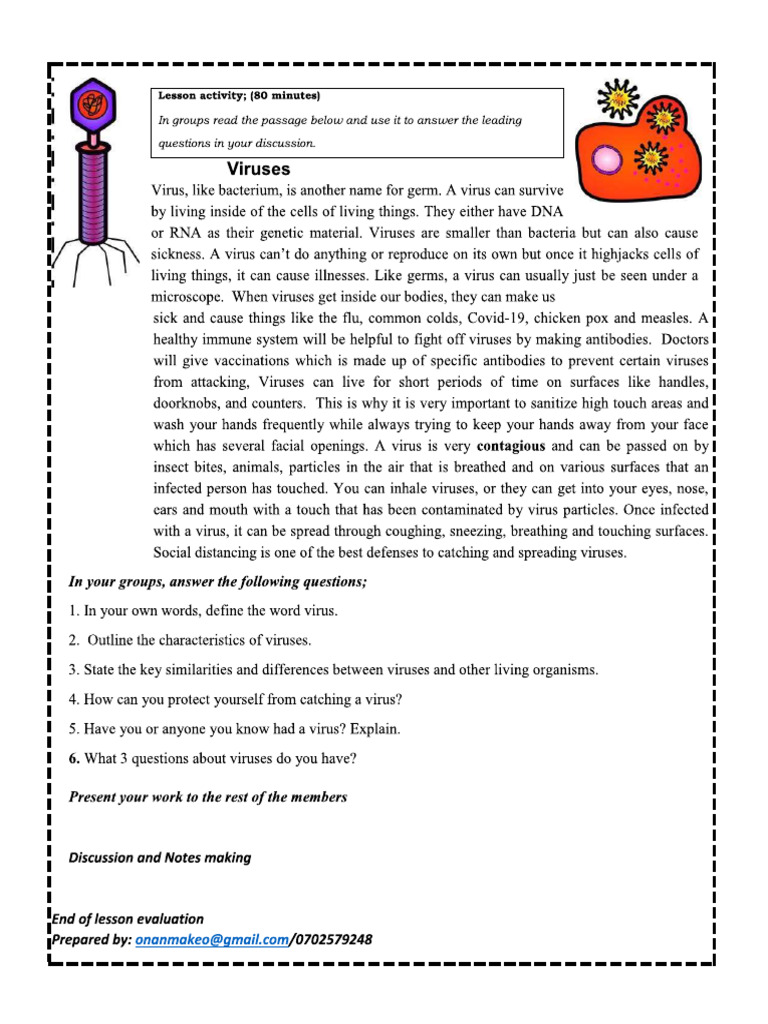 Viruses Teaching Material | PDF