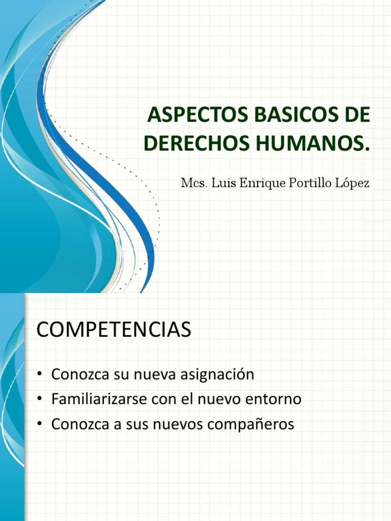 Aspectos Basicos de Derechos Humanos | Derechos humanos | Derechos