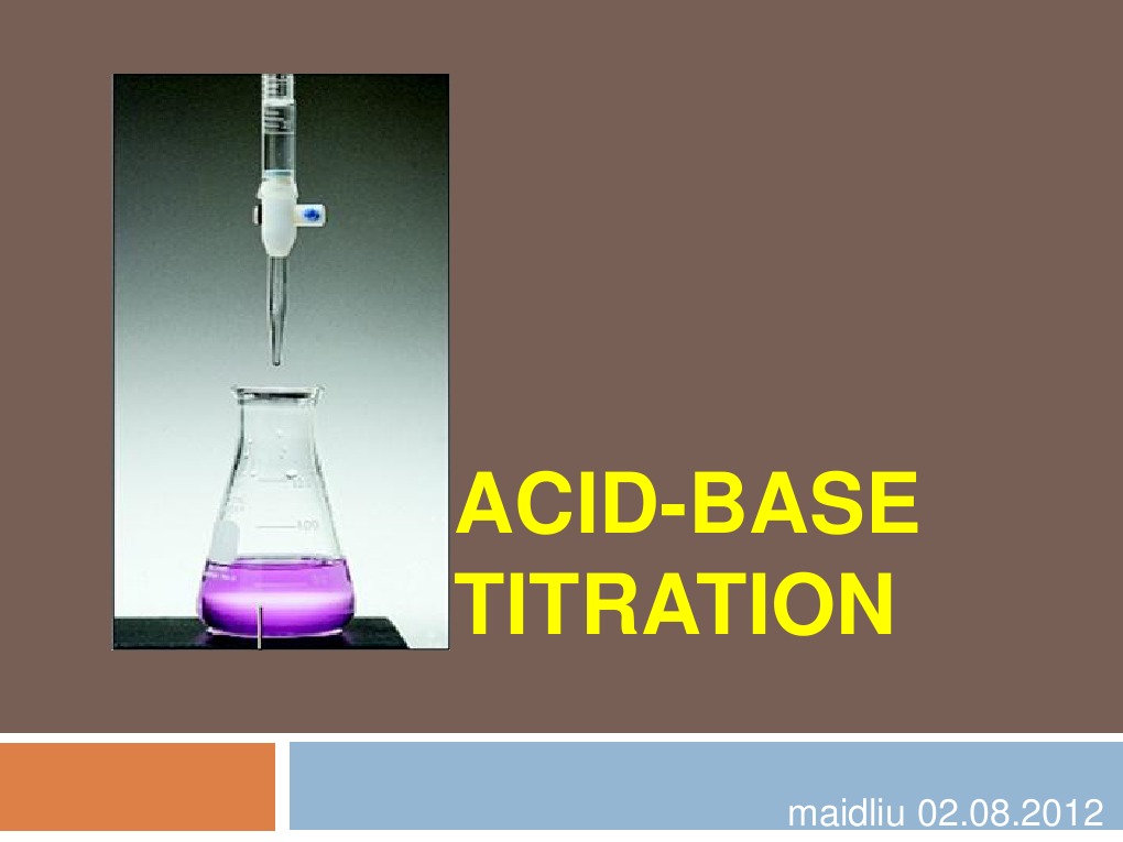 Acid-Base Titrations 2 | PDF | Titration | Chemistry