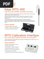 IRTD User's Manual for Kaye Systems | PDF | Analog To Digital Converter ...