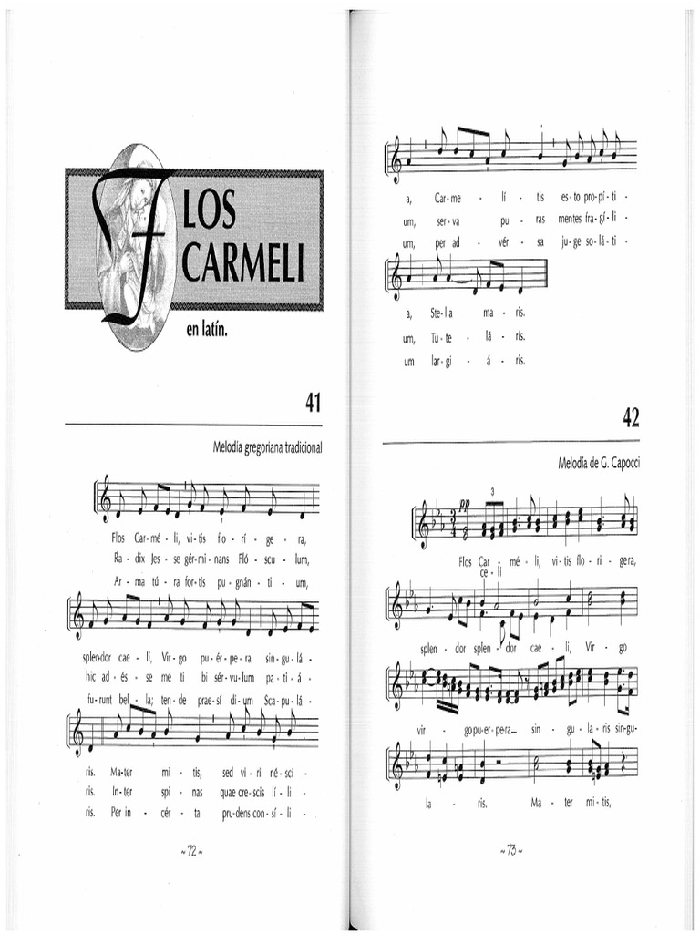 3. Flos Carmeli (latín y castellano) | PDF
