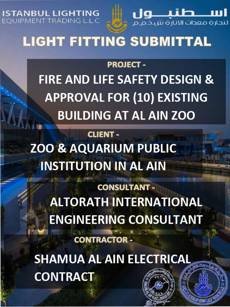 r1 - Light Fitting Submittal - Compressed | PDF | Lighting | Electrical ...