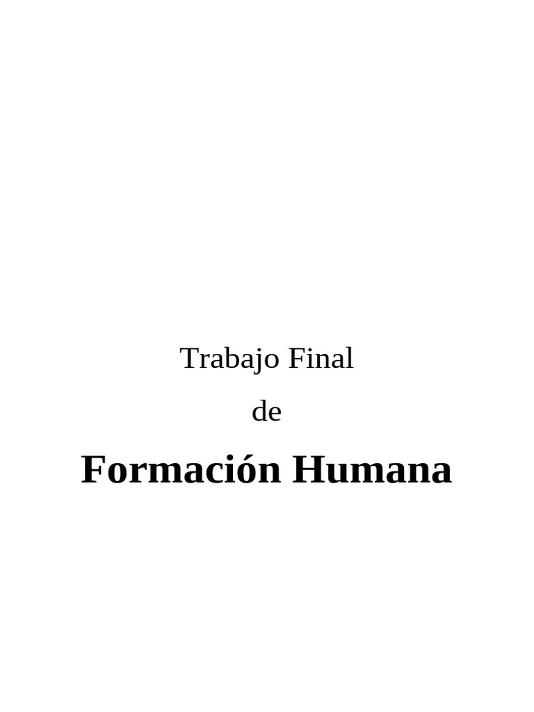 Formacion H | PDF | Significado de la vida
