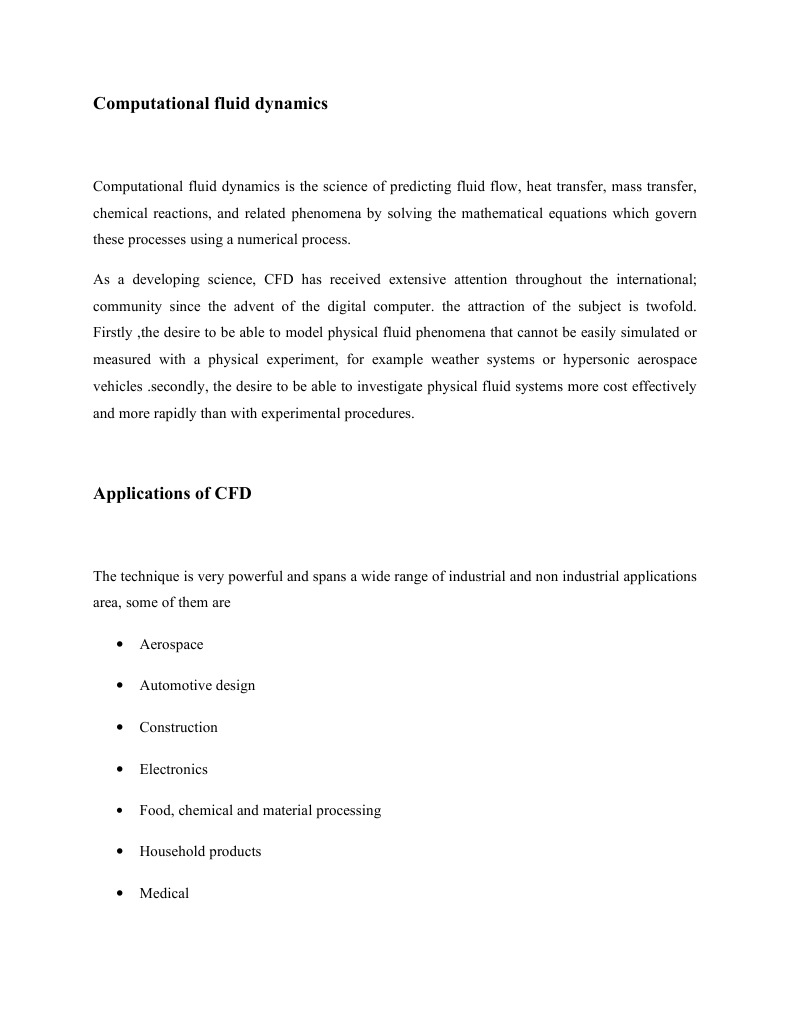Computational Fluid Dynamics Pdf Computational Fluid Dynamics
