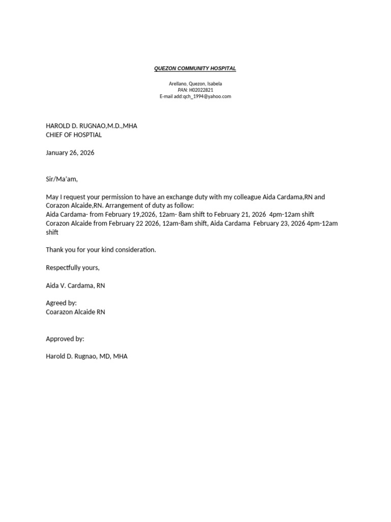 Exchange of Duty | PDF