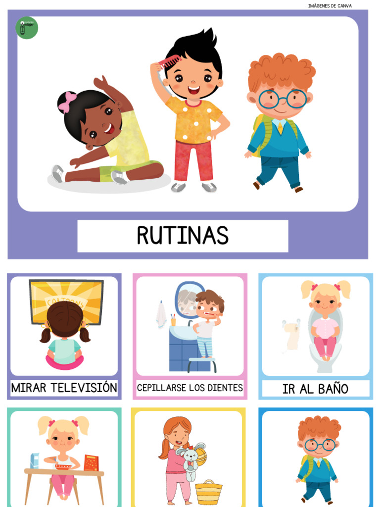 Flashcards Rutinas | PDF