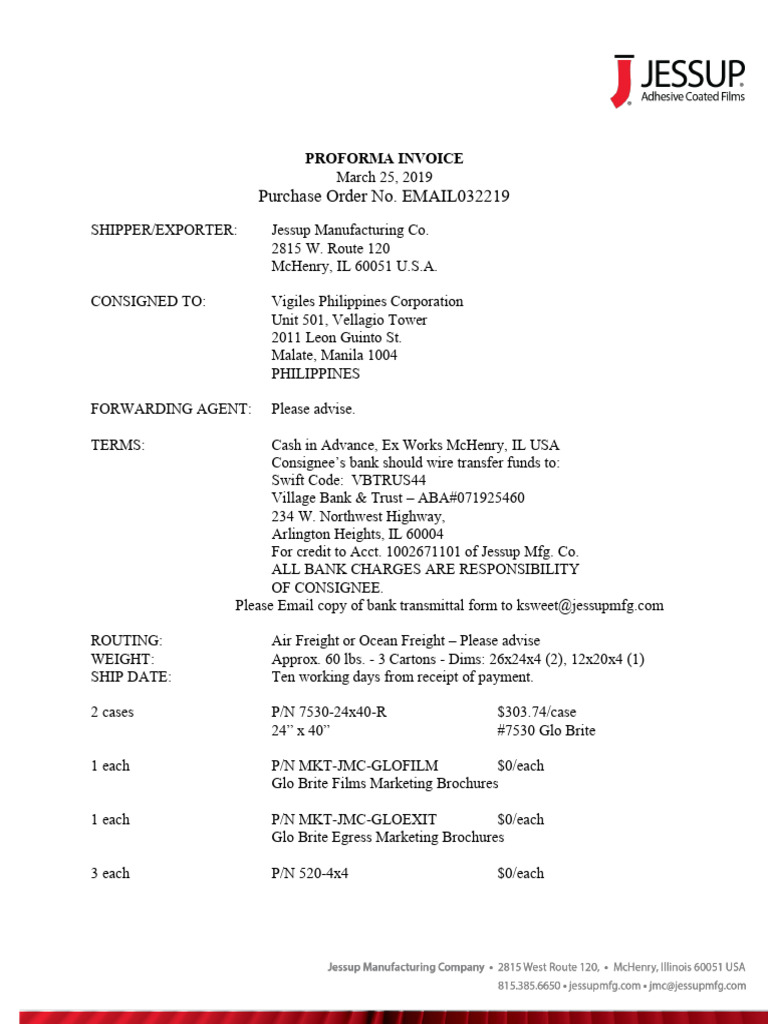 Vigiles Philippines Corporation Proforma | PDF | Business | Accounting