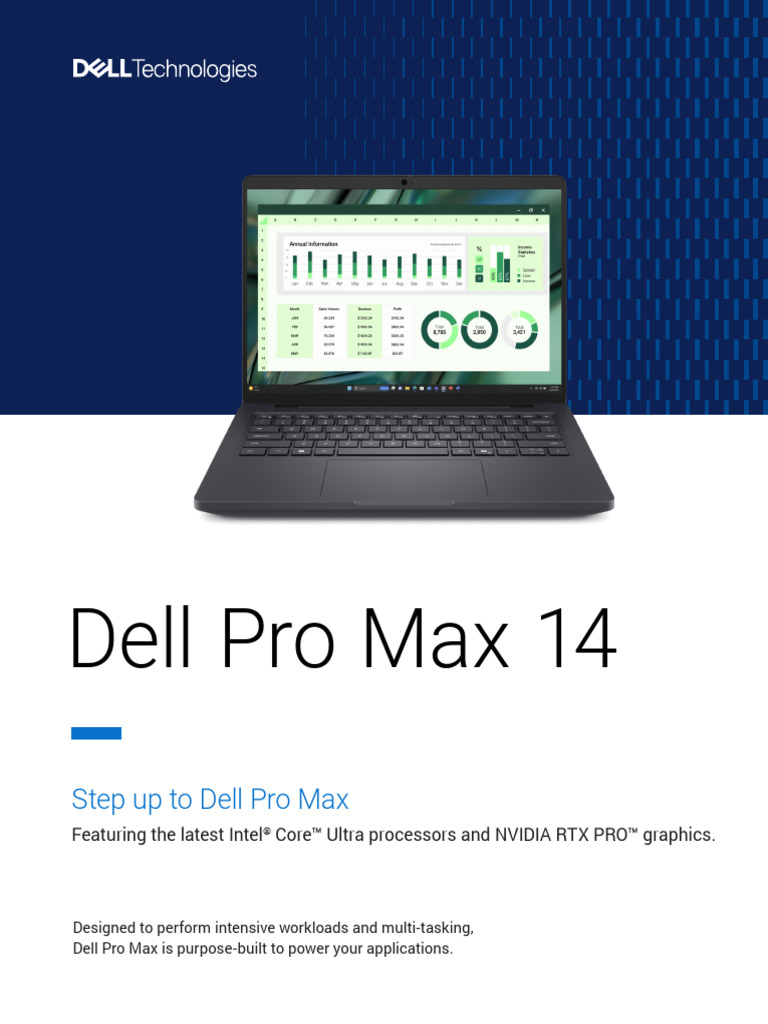 Dell Pro Max 14 Laptop Spec Sheet | PDF | Dell | Personal Computers