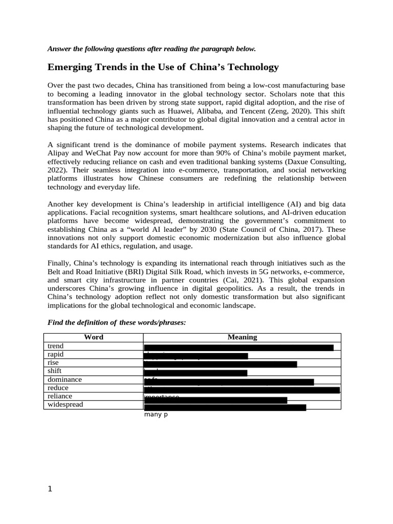 Reading Graph Exercises Daffi | PDF | China | World Politics