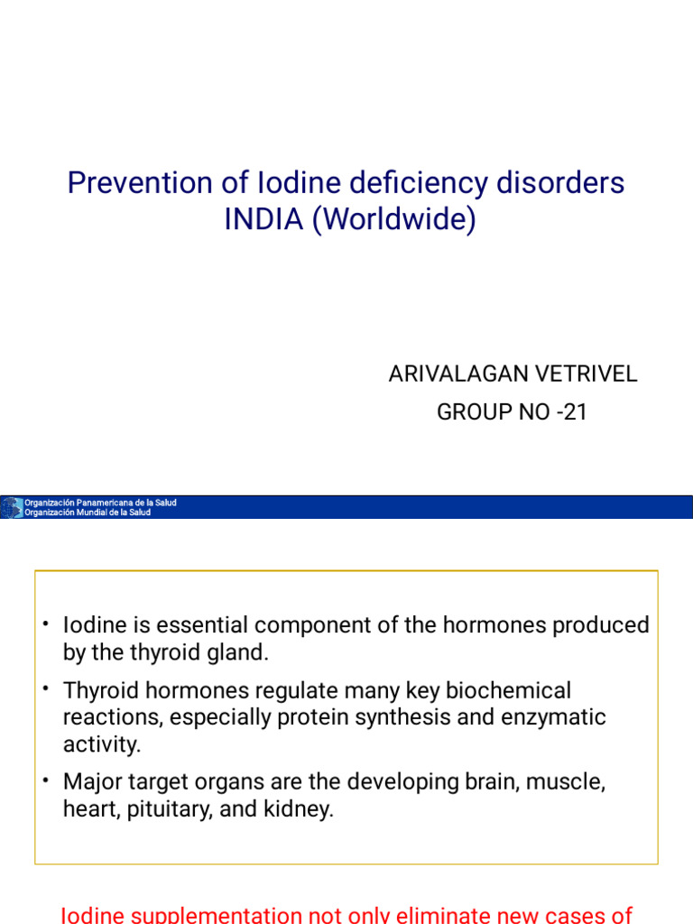 Iodine Deficiency Disease | PDF | Thyroid | Hypothyroidism