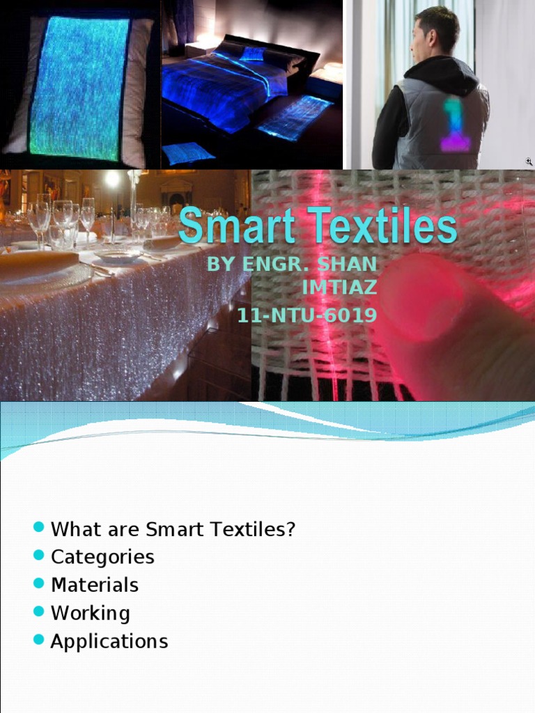 Smart Textiles, Intelligent Textiles | PDF | E Textiles | Textiles