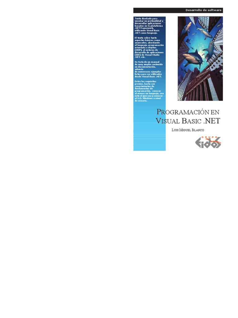 Manual Programacion Visual Basic Net Pro 2005 | PDF