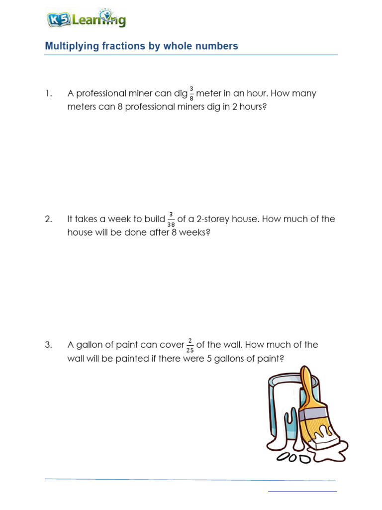 Grade 4 Word Problems Multiplying Fractions D | PDF | Chess Theory | Chess