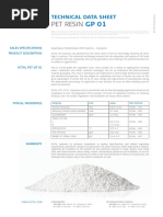 RAMAPET N1 PET Resin Specifications | PDF | Polymer Chemistry ...
