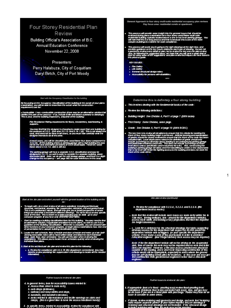 Building Code Review-4 Storey | PDF | Building | Accessibility