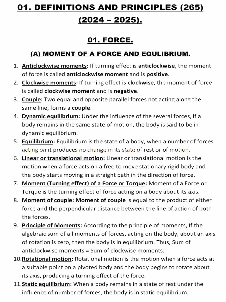 All Definitions Icse | PDF