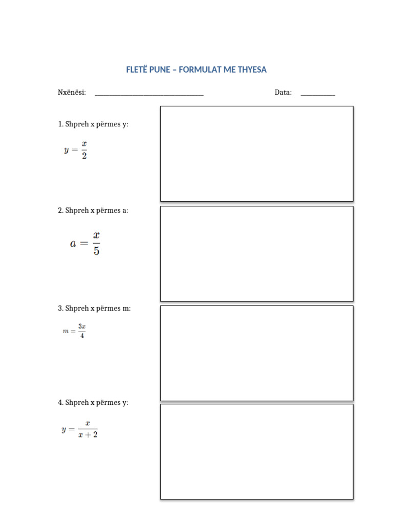 Fleta Pune Formula Thyesa Klasa9 | PDF
