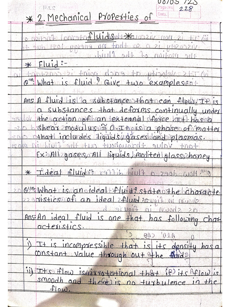 2.mechanical Properties of Fluid. | PDF