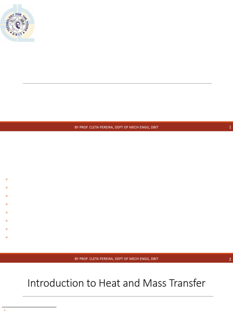 1.1 Modes of Heat Transfer | PDF | Heat Transfer | Thermal Conduction
