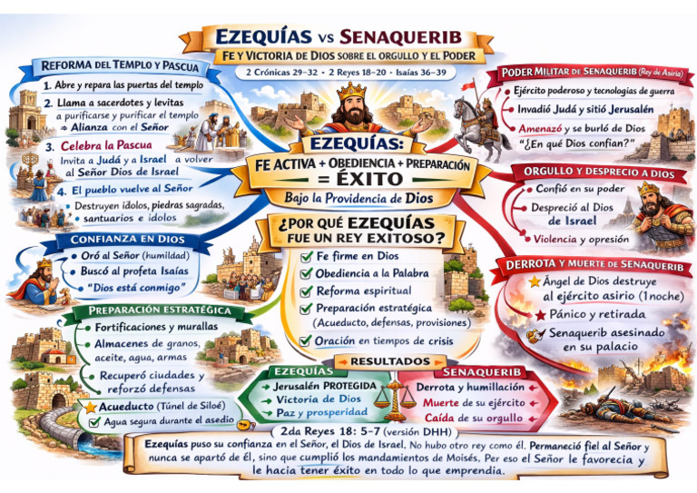 Mapa Rey Ezequias Vs Rey Senaquerib | PDF