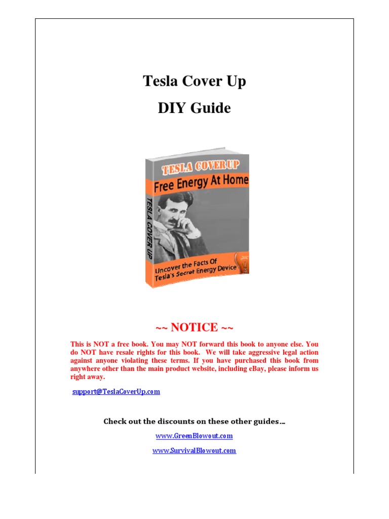 Tesla DIY Guide | PDF | Nikola Tesla | Soldering