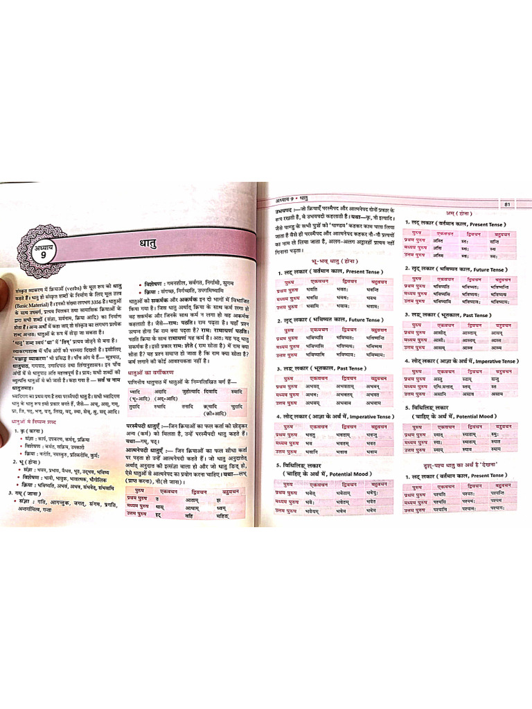 Dhatu Roop Sanskrit | PDF