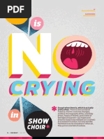 50 Awesome Choir Warm-Ups Cheat Sheet | PDF | Singing | Consonant