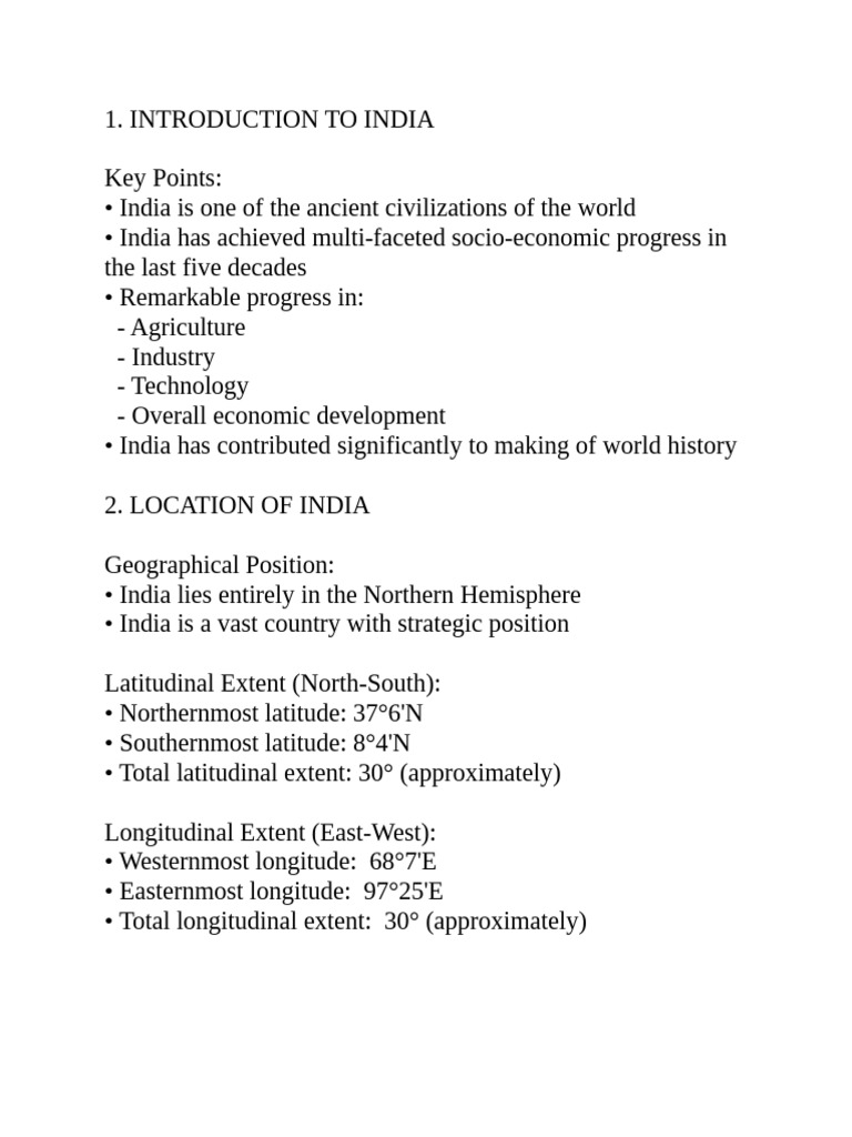 India Size Location Project | PDF | Himalayas | Stream