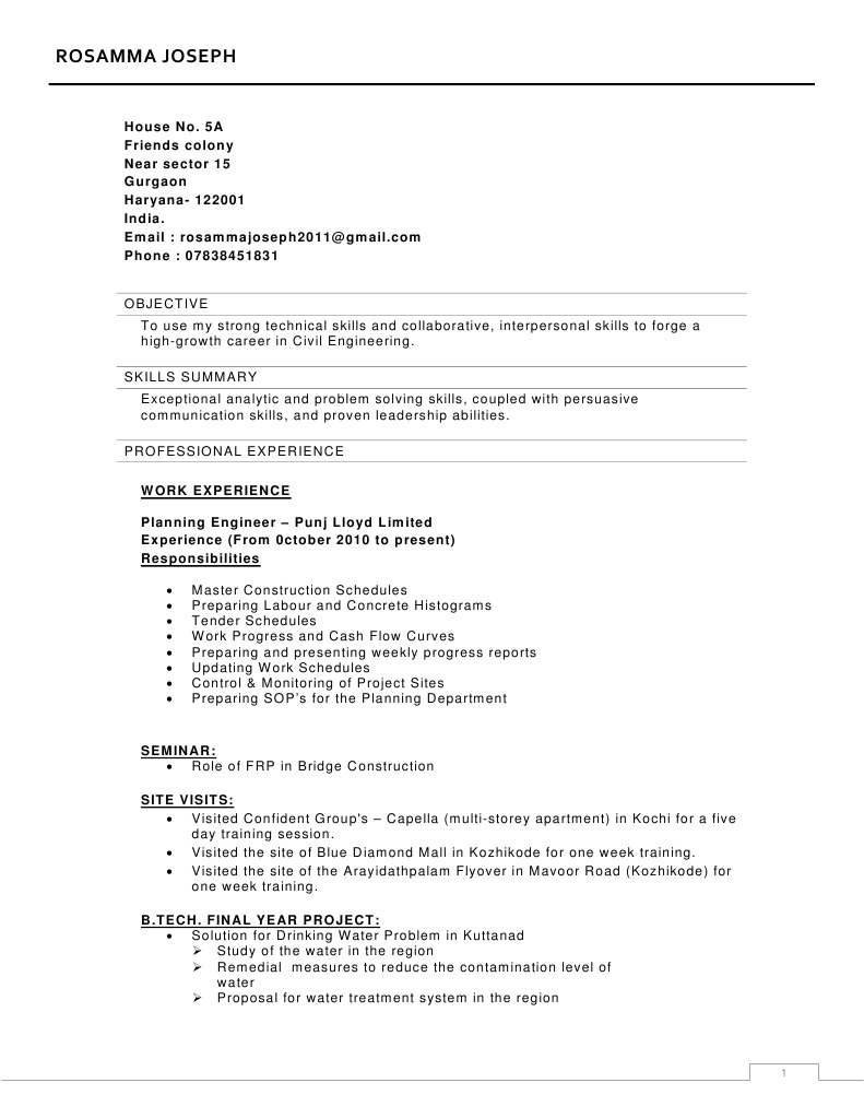 CV Planning Engineer | PDF | Kerala | Engineering CV Planning Engineer | PDF | Kerala | Engineering