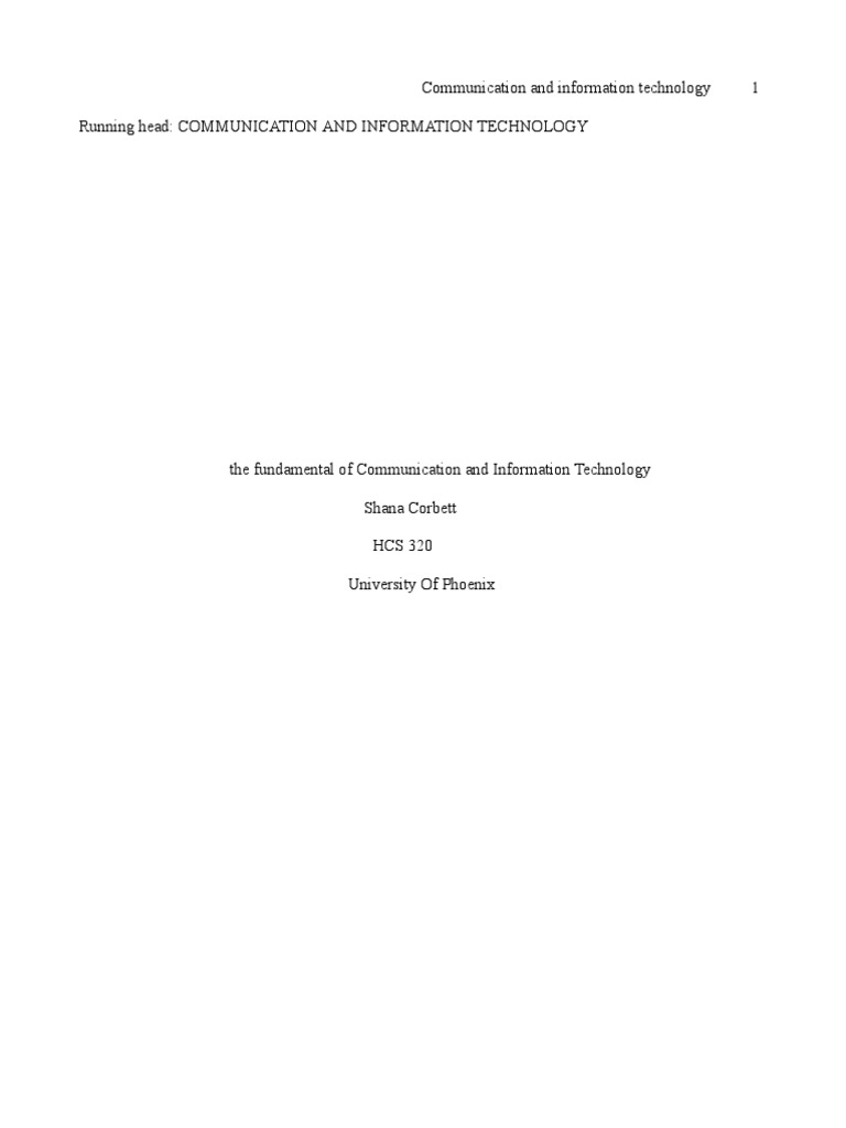 Information and Technology Paper | PDF | Electronic Health Record ...