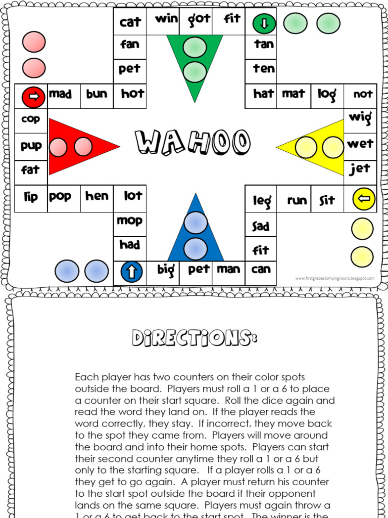 Wahoo CVC Words | PDF
