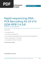 Rapid Barcoding Kit V14 Protocol | PDF | Dna Sequencing | Dna
