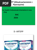 Artefan 80/480 Dosage and Administration | PDF | Adverse Effect | Malaria