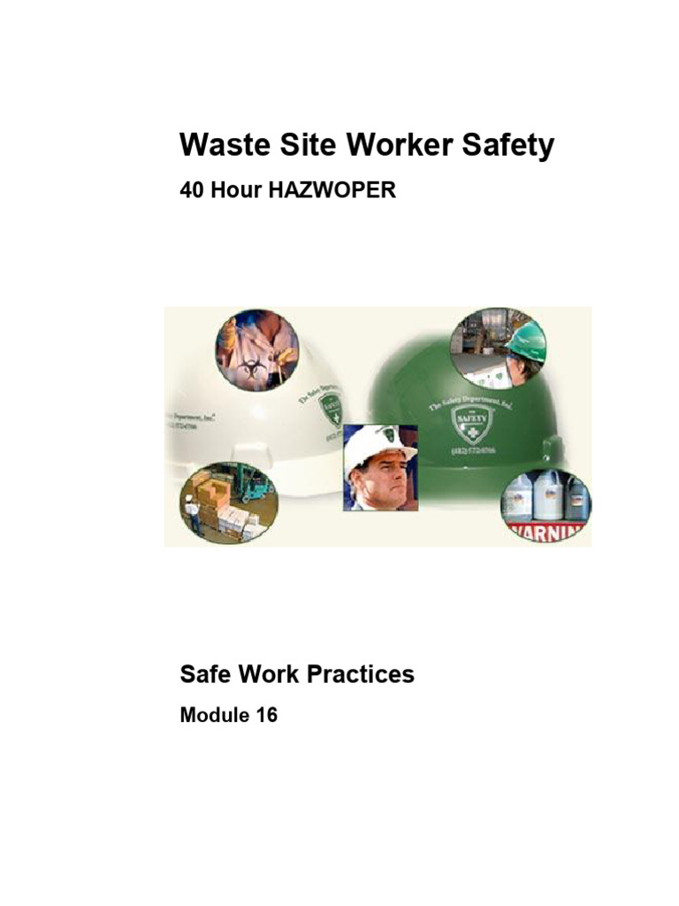 Safe Work Practices | PDF | Safety