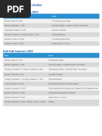 UTD Spring 2025 Academic Calendar | PDF | Fee | Academic Term