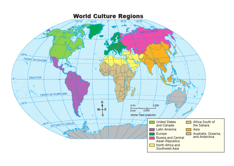 World Culture Regions (Geography Textbook) | PDF