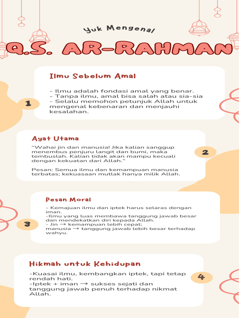 Menelaah Q.S. Ar-Rahman 55 33 | PDF