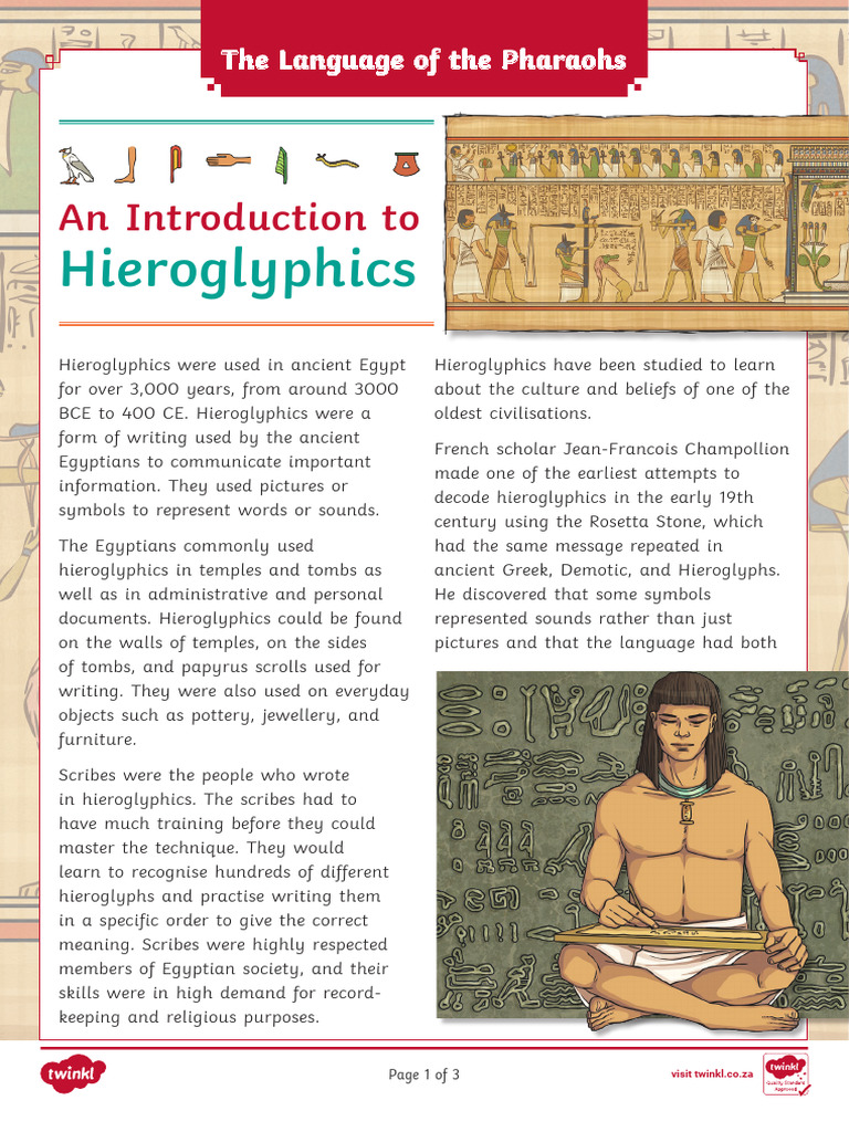 2 Ancient Egypt Reading Comprehension Practice | PDF | Egyptian ...