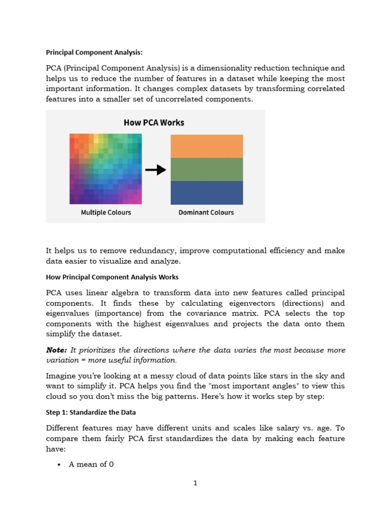 Principal Component Analysis | PDF | Principal Component Analysis ...