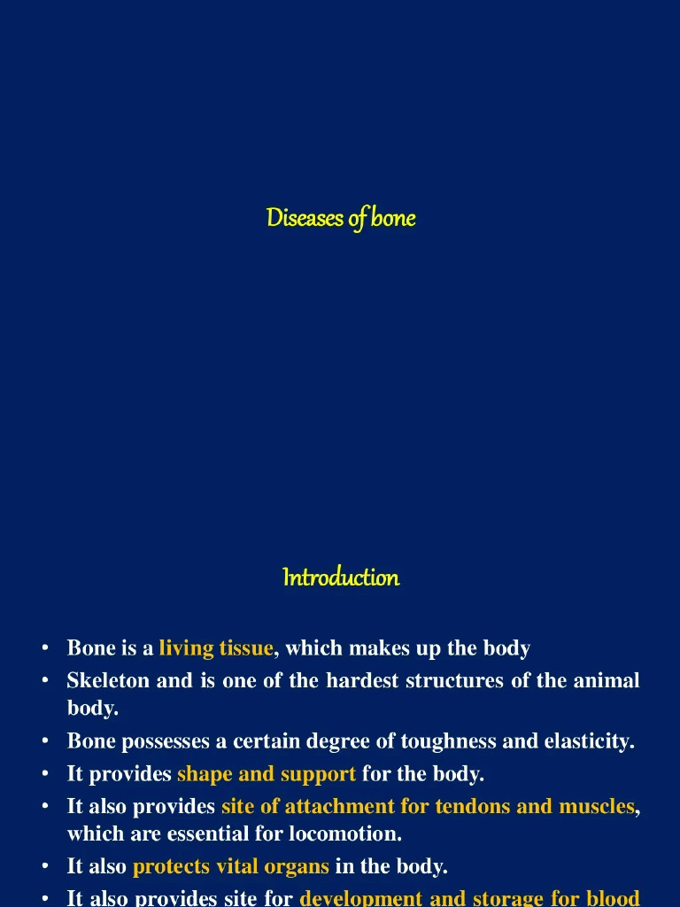 Disease of Bones and Joint | PDF