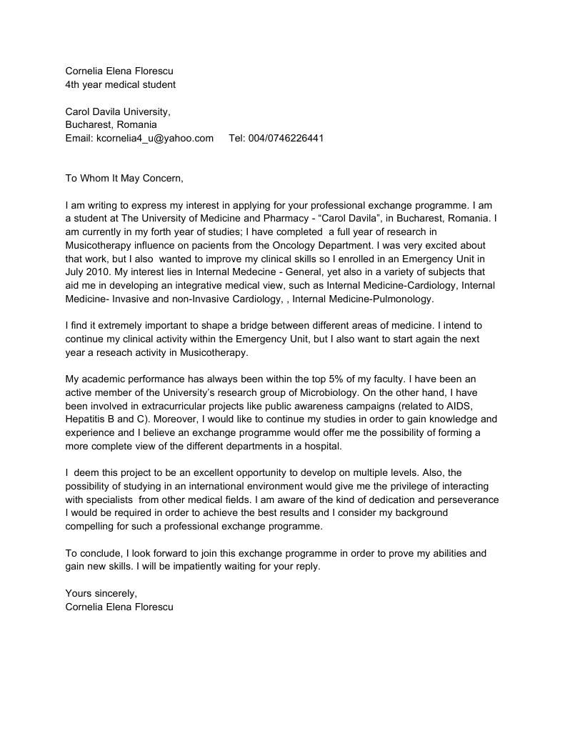 Motivation Letter | PDF