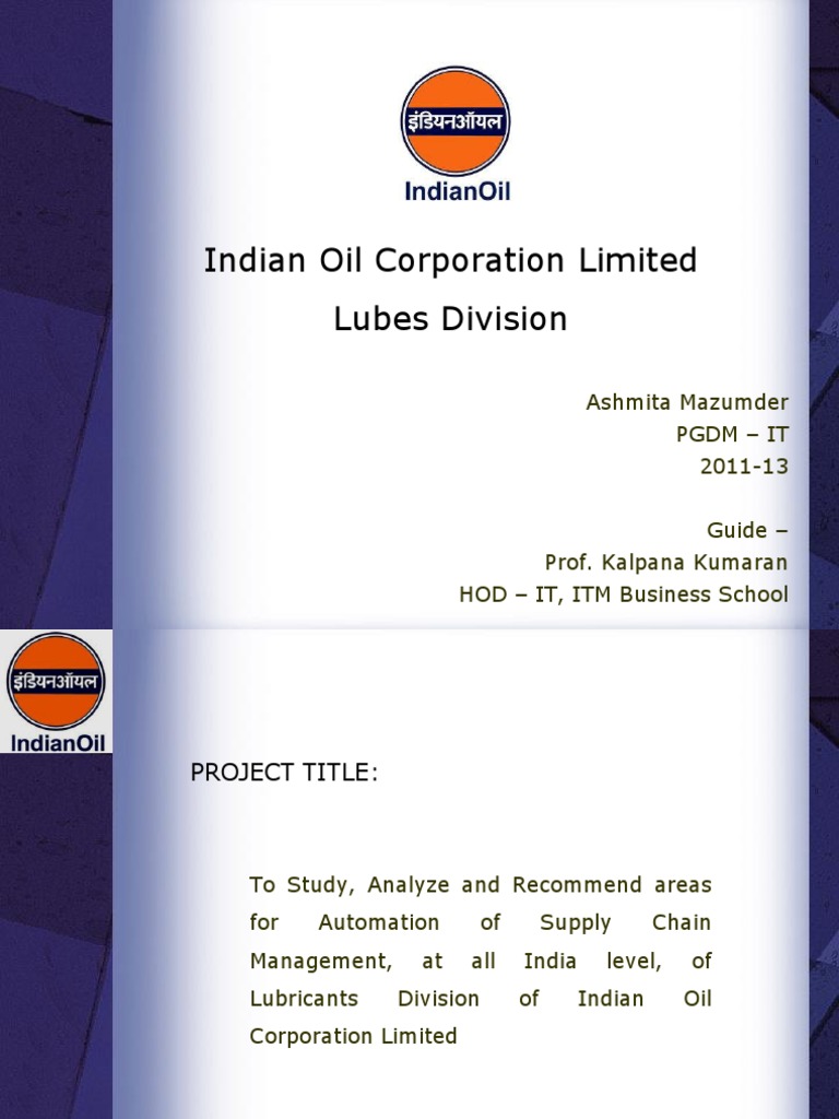 SIP at IOCL | PDF | Petroleum | Oil Refinery