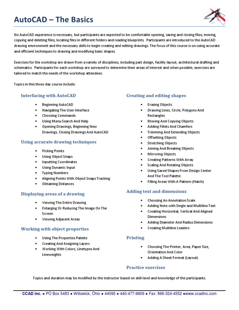 Autocad Basics | PDF | Auto Cad | Drawing