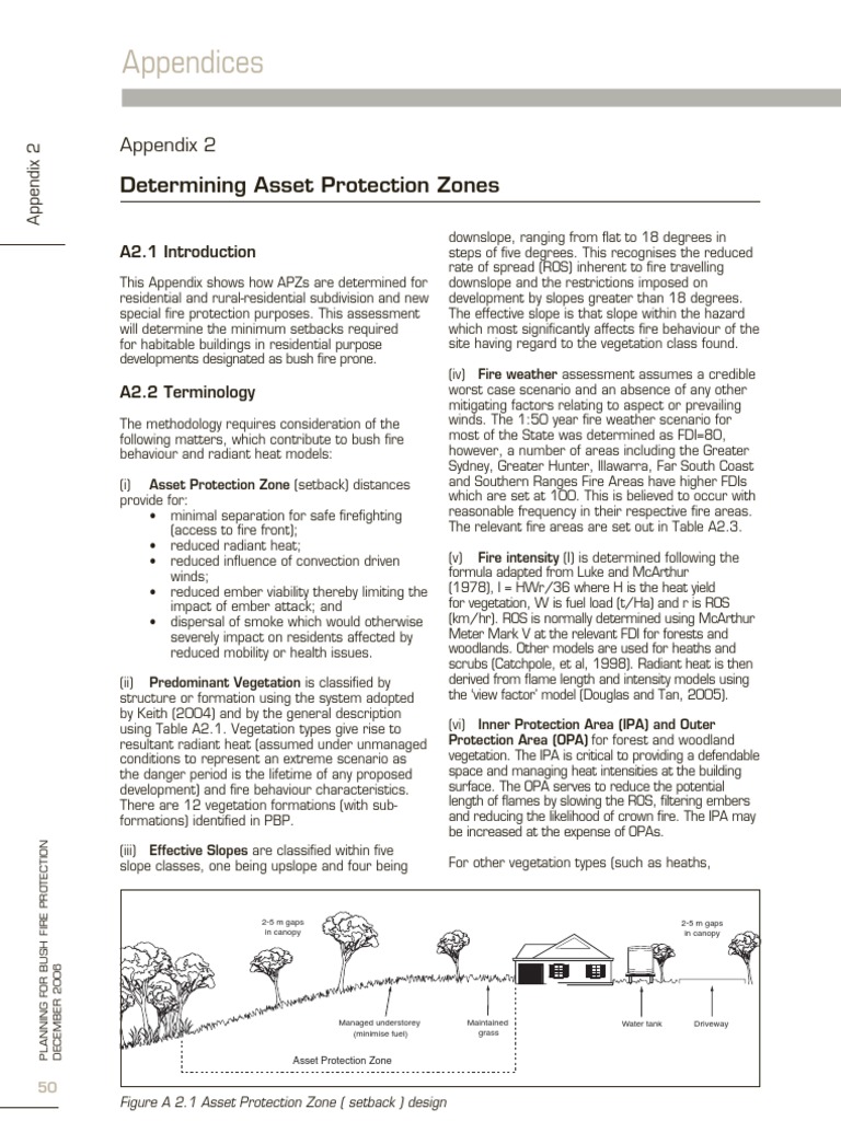 NSWFRS Planning For Bush Fire Protection 2006 - Appendix 2 Attachment ...
