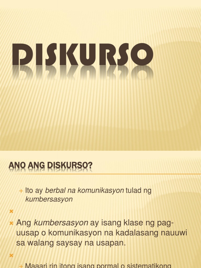 Diskurso | PDF