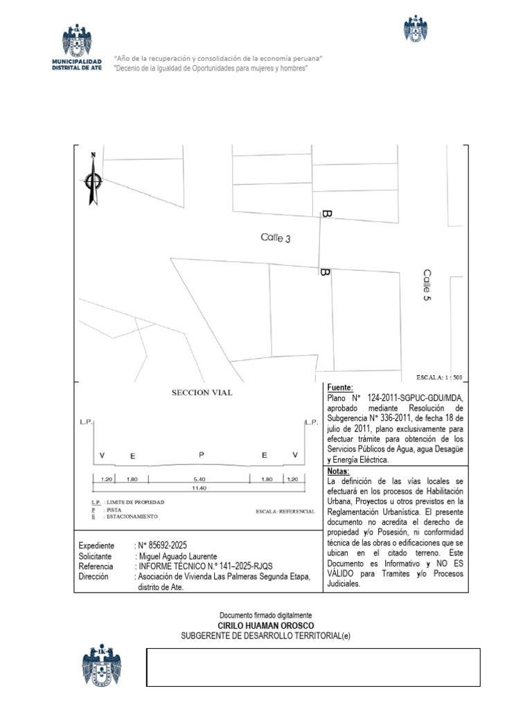 Hoja Informativa Catastral 000107 2025 Gdti Sgdt | PDF