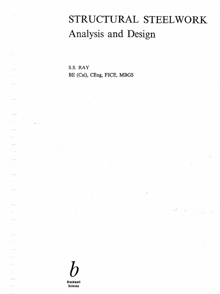 Structural Steelwork - Analysis Design-Ray SS | PDF