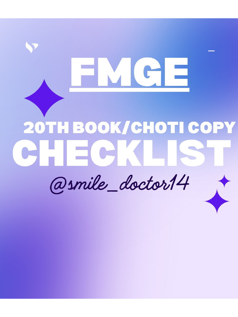 20th Book Choti Copy Checklist | PDF