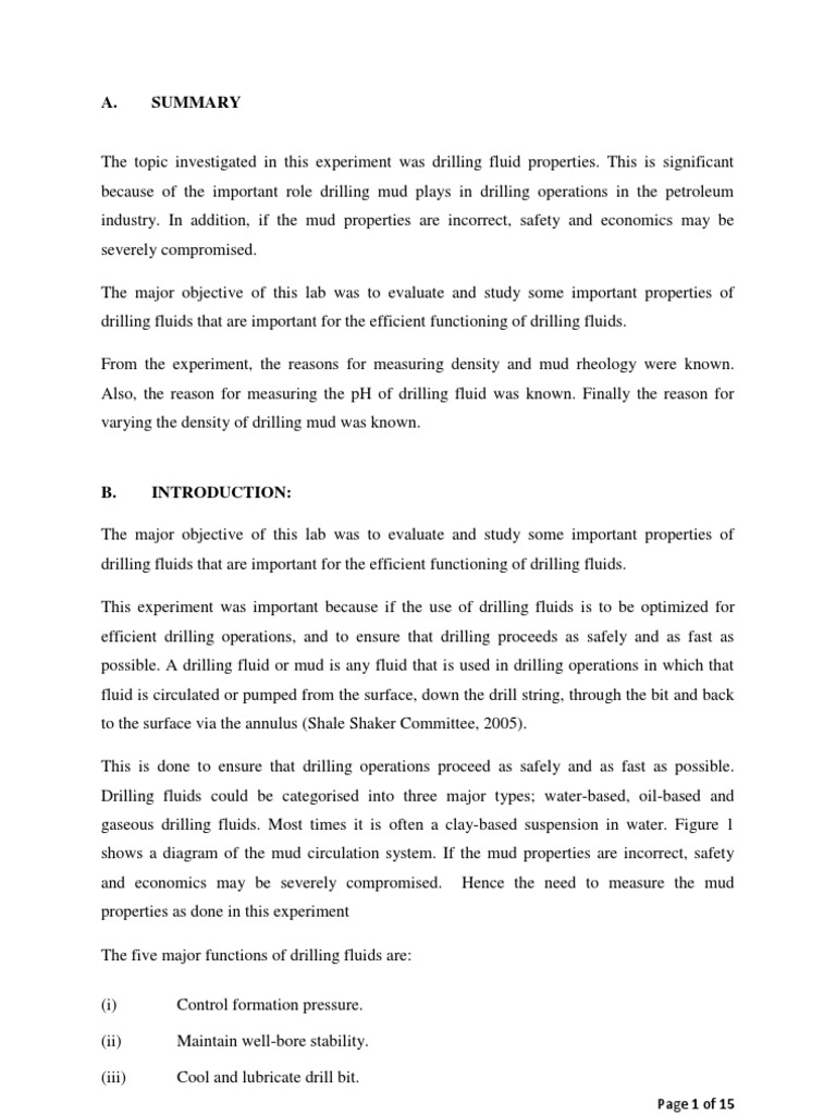 Drilling Fluids | PDF | Rheology | Viscosity